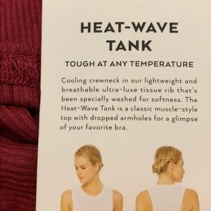 ALO Yoga | Tops | Alo Heat Wave Red Velvet Tank Muscle Nwt | Poshmark
